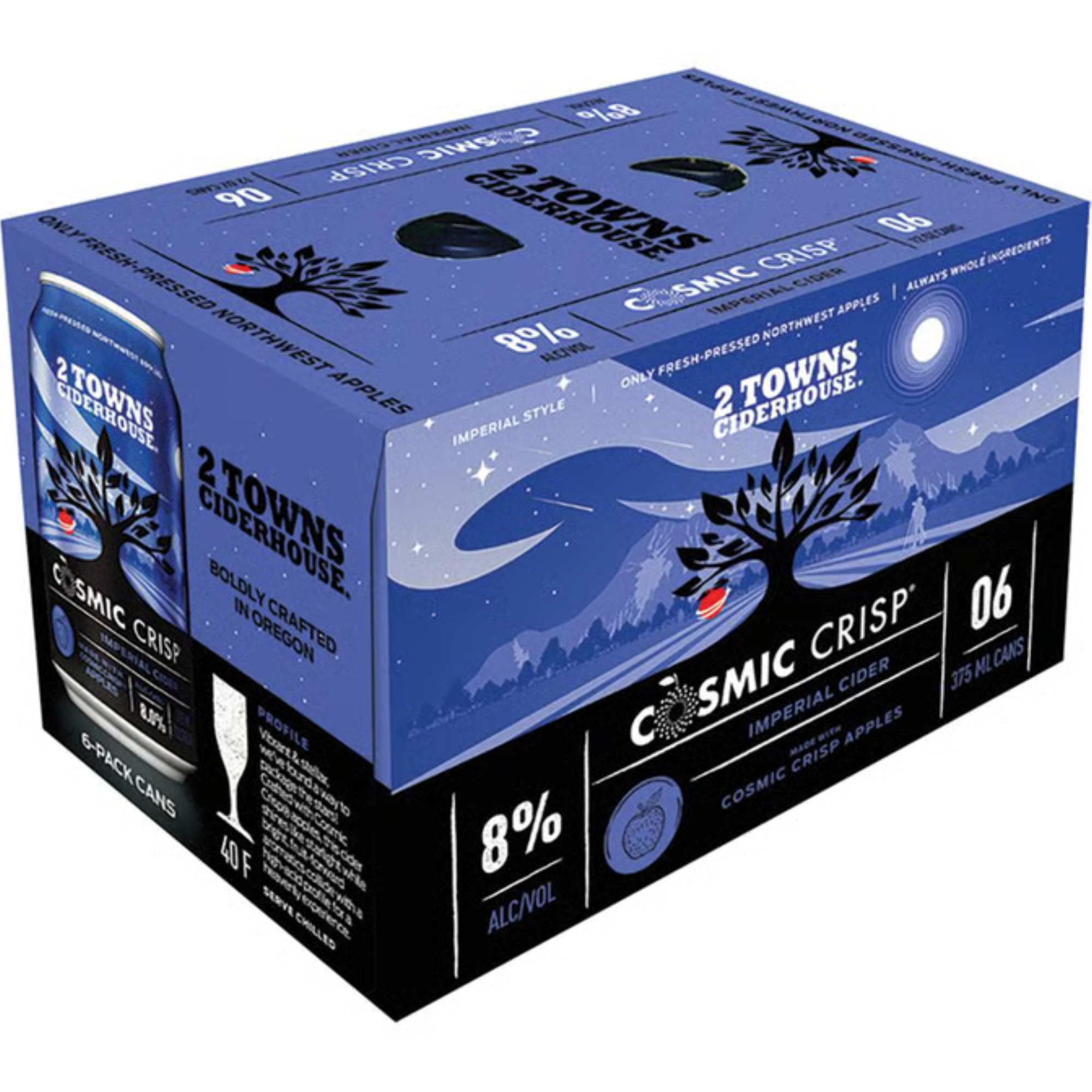 2 Towns Cosmic Crisp 6 Pack | 12oz Cans – Park Plaza Liquor and Deli