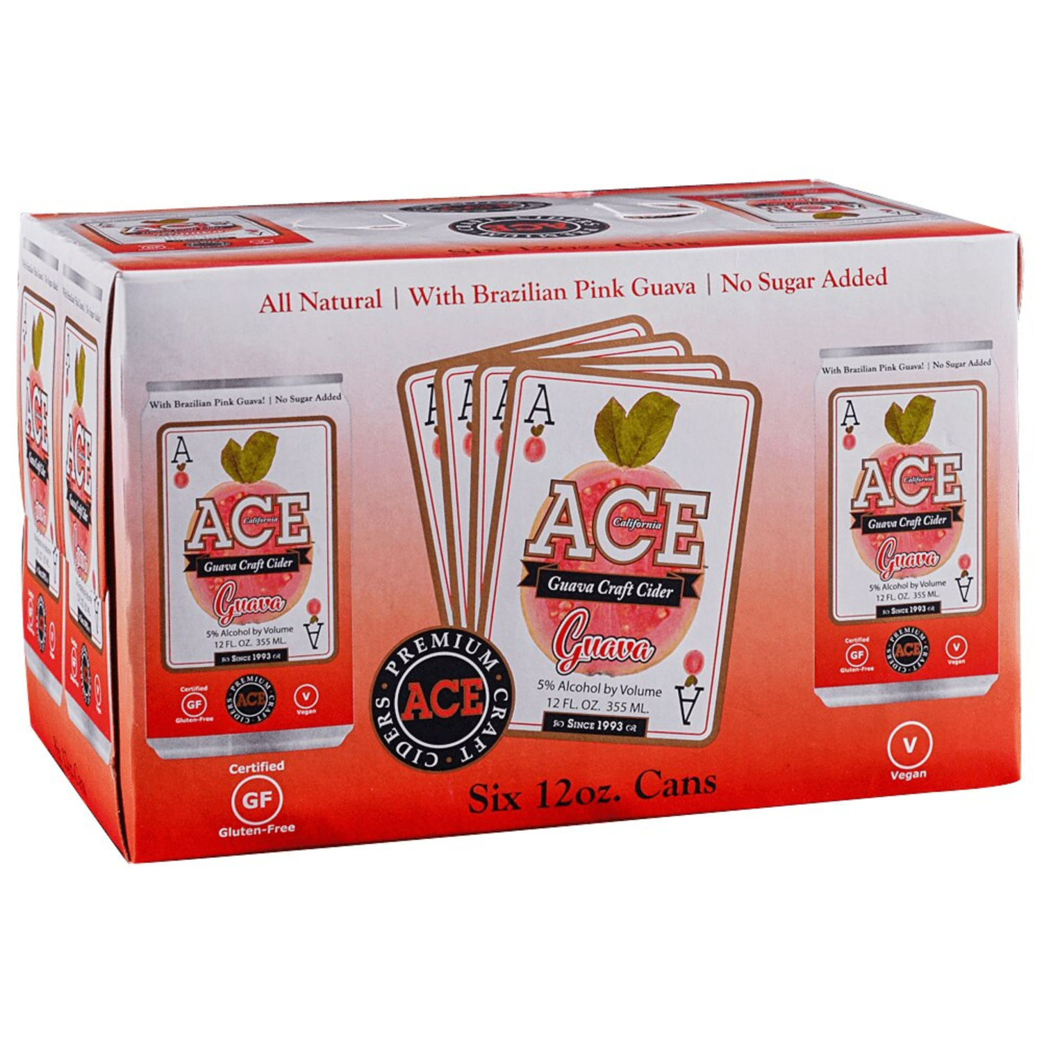 Ace Guava Cider 6 Pack | 12oz Cans – Park Plaza Liquor and Deli
