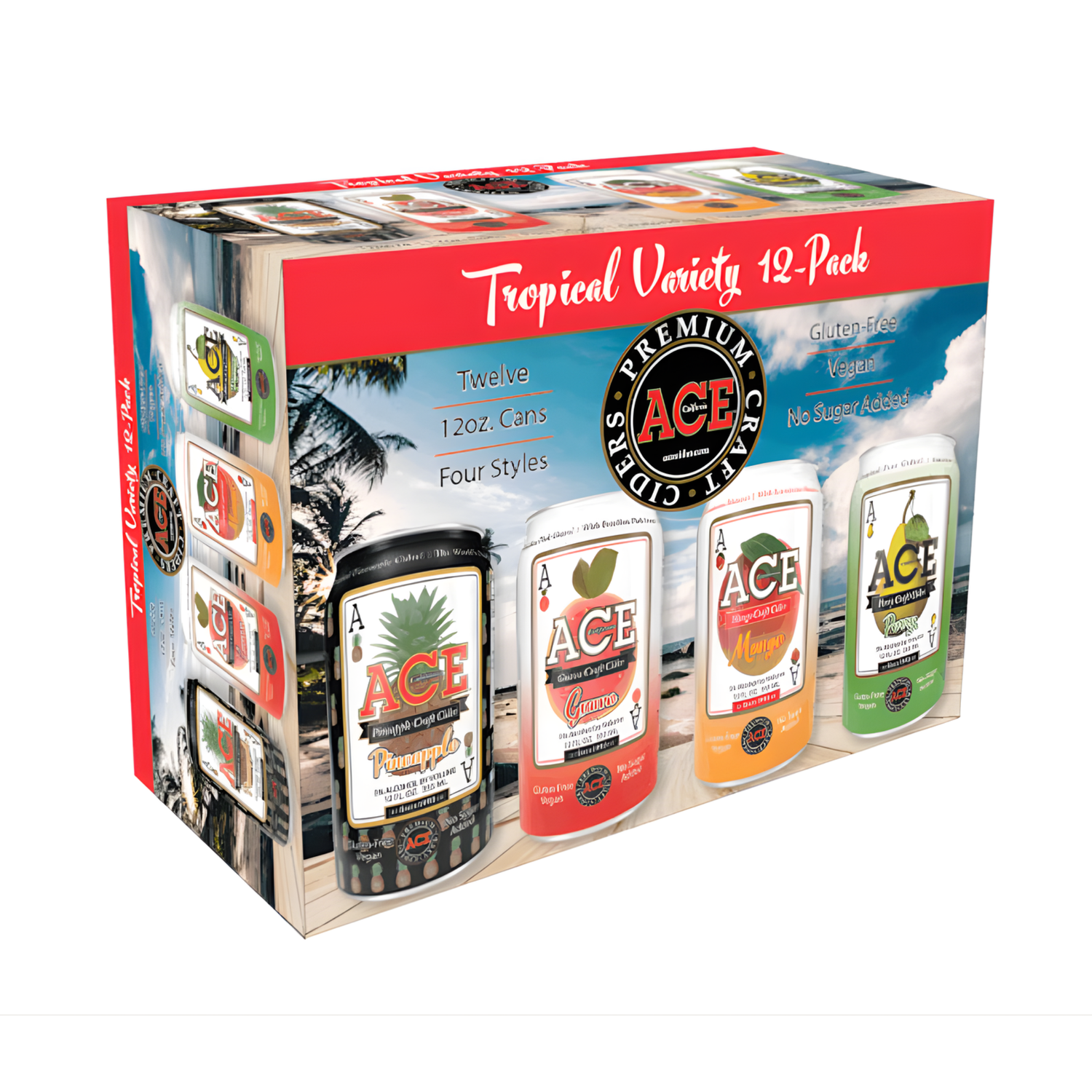 Ace Tropical Variety Cider 12 Pack | 12oz Cans – Park Plaza Liquor and Deli