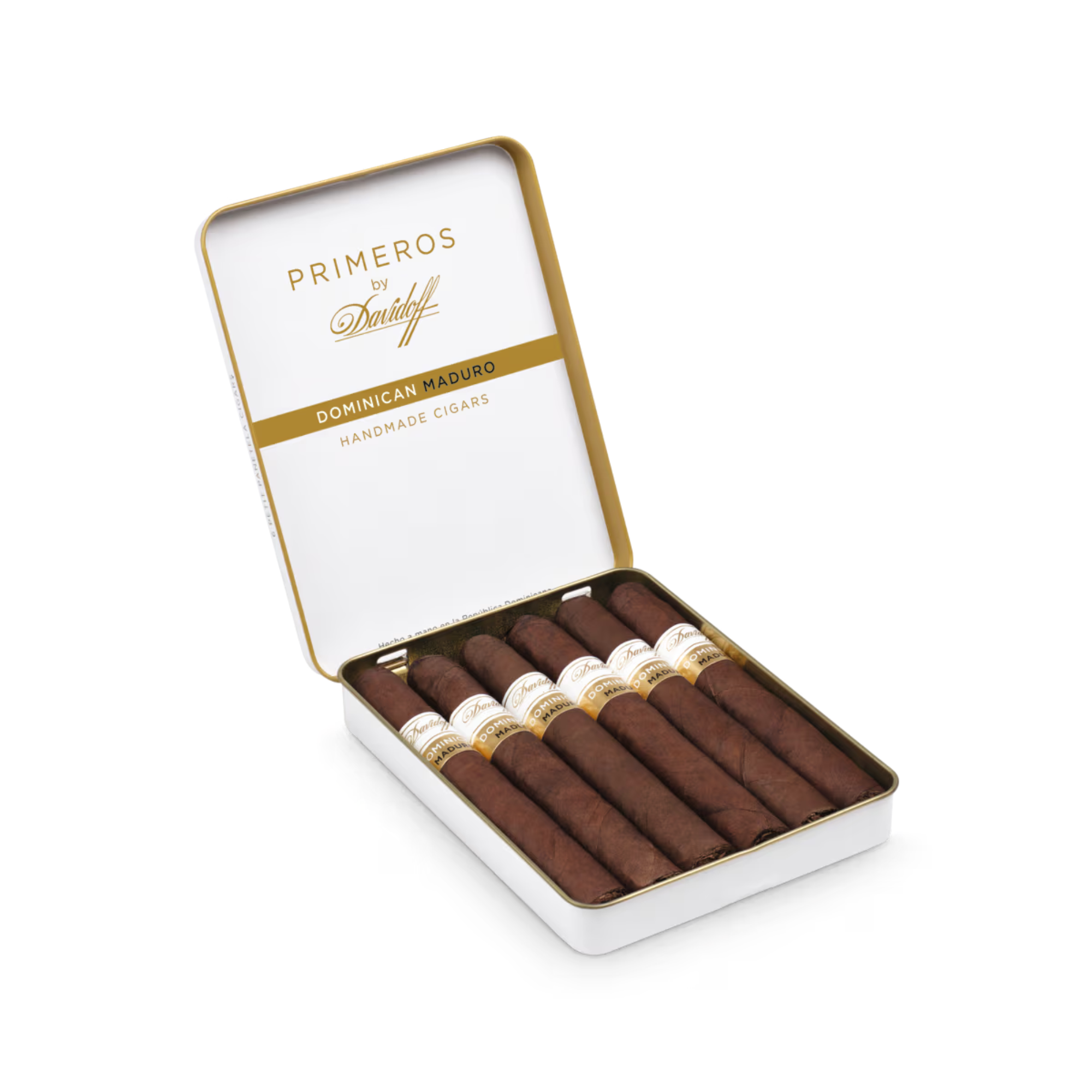 Davidoff Primeros Dominican Maduro Petite Panetela 6ct TIN – Park Plaza ...
