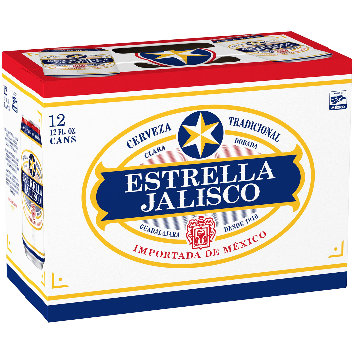Estrella Jalisco 12 Pack | 12oz Cans – Park Plaza Liquor and Deli