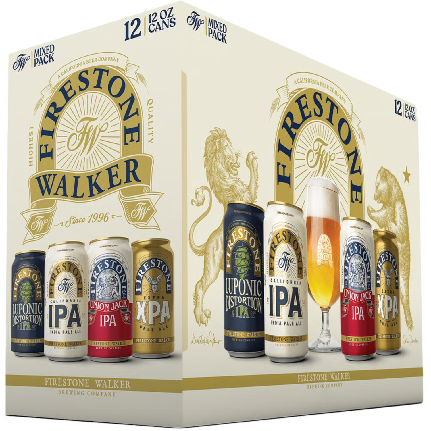 Firestone Walker IPA Mixed 12 Pack | 12oz Cans – Park Plaza Liquor and Deli