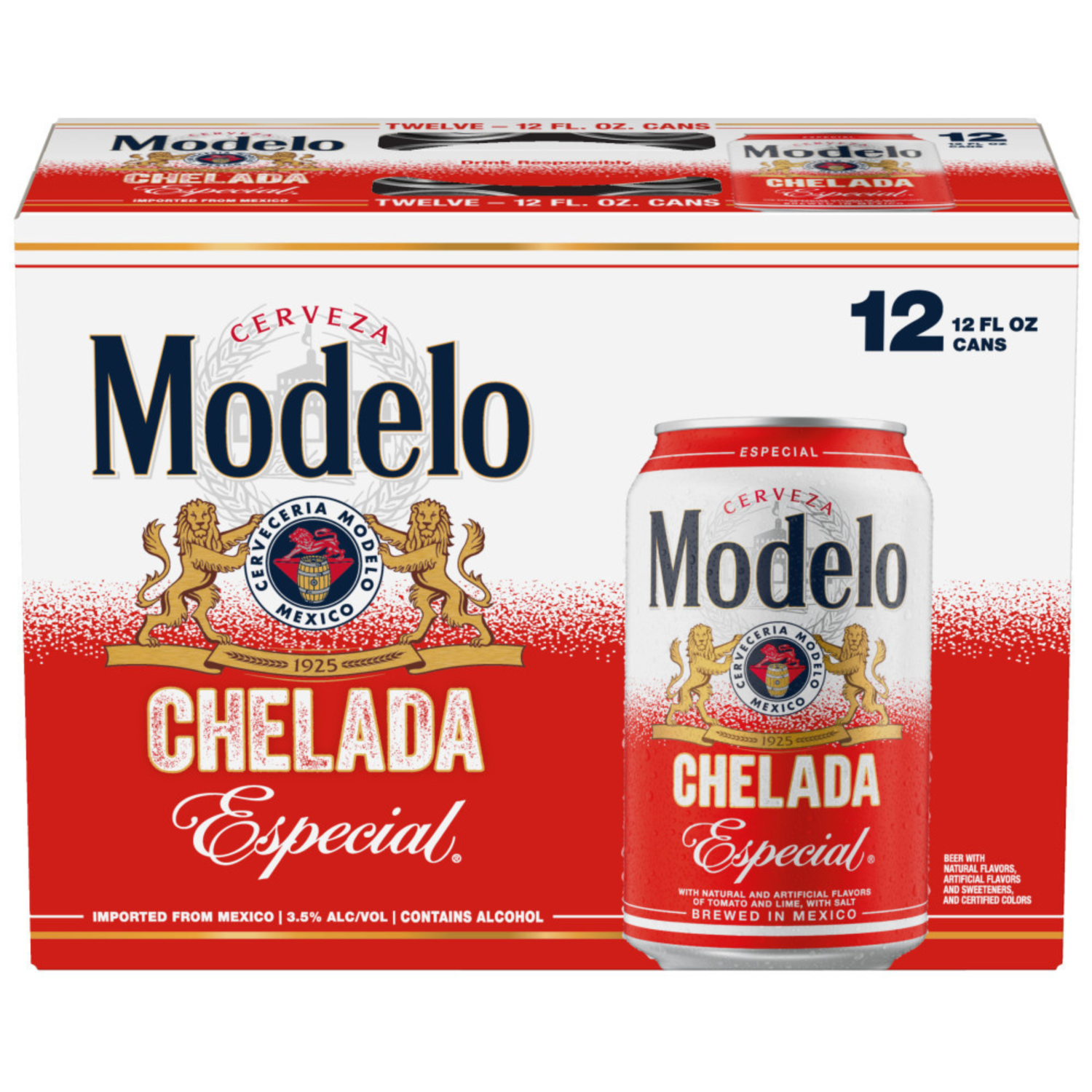 Modelo Chelada 12 Pack | 12oz Cans – Park Plaza Liquor and Deli