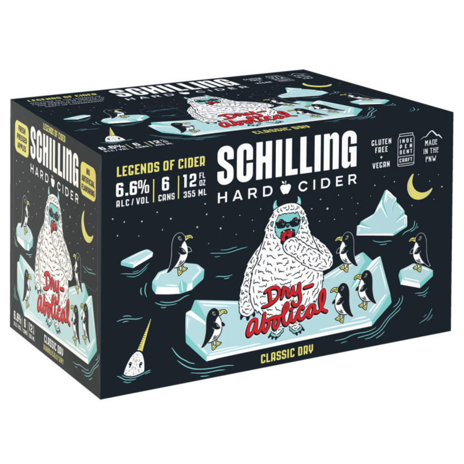 Schilling Dry Abolical 6 Pack | 12oz Cans – Park Plaza Liquor and Deli
