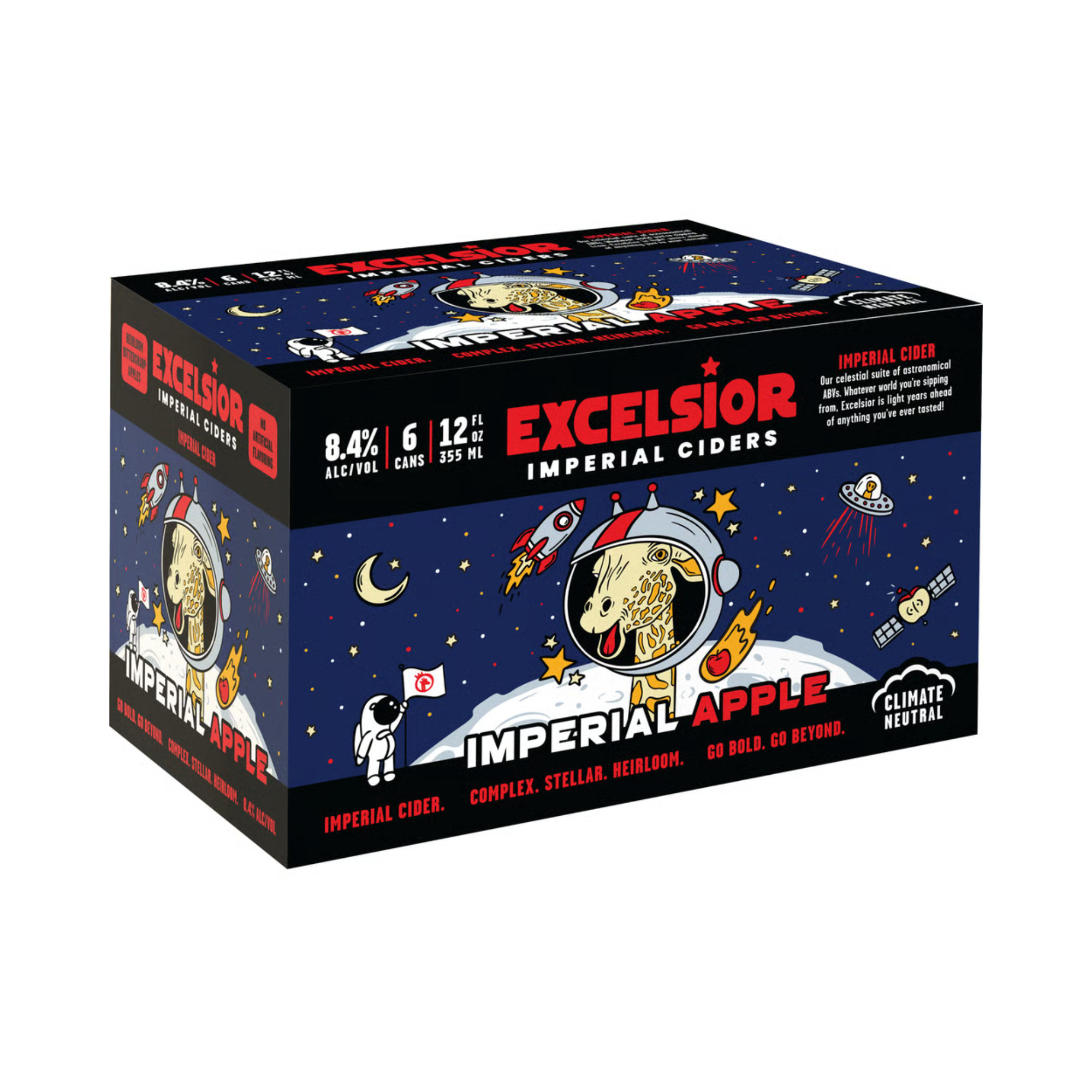 Schilling Excelsior Imperial Apple 6 Pack | 12oz Cans – Park Plaza ...